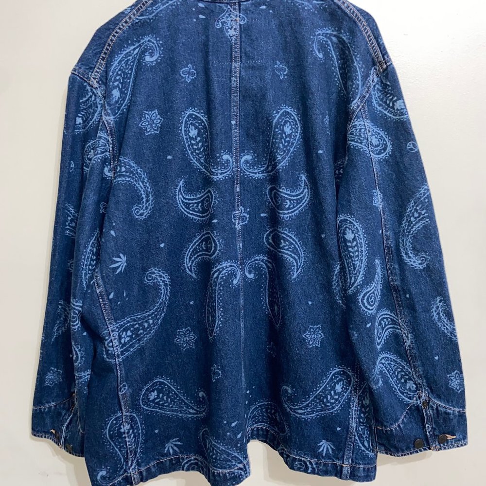 Levi's X Snoop Dogg Blue Paisley Bandana 420 Denim Ja… - Gem